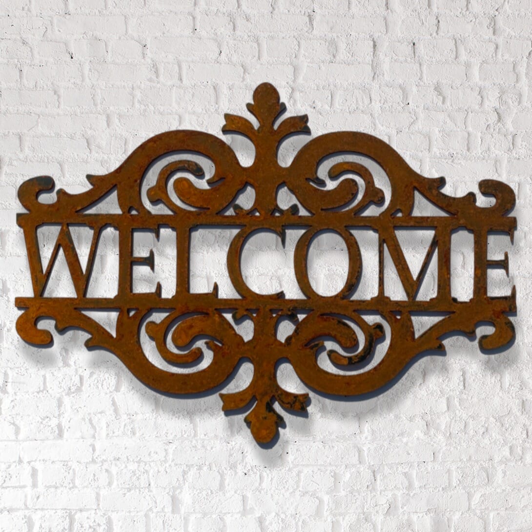 Metal Welcome Signs | Welcome To Sign – Metal Garden Shop