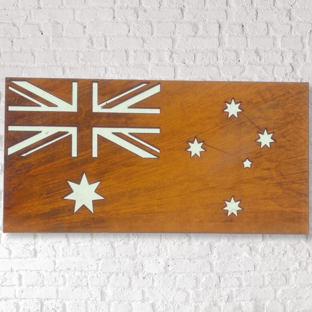 Metal Australian Flag – Metal Garden Shop