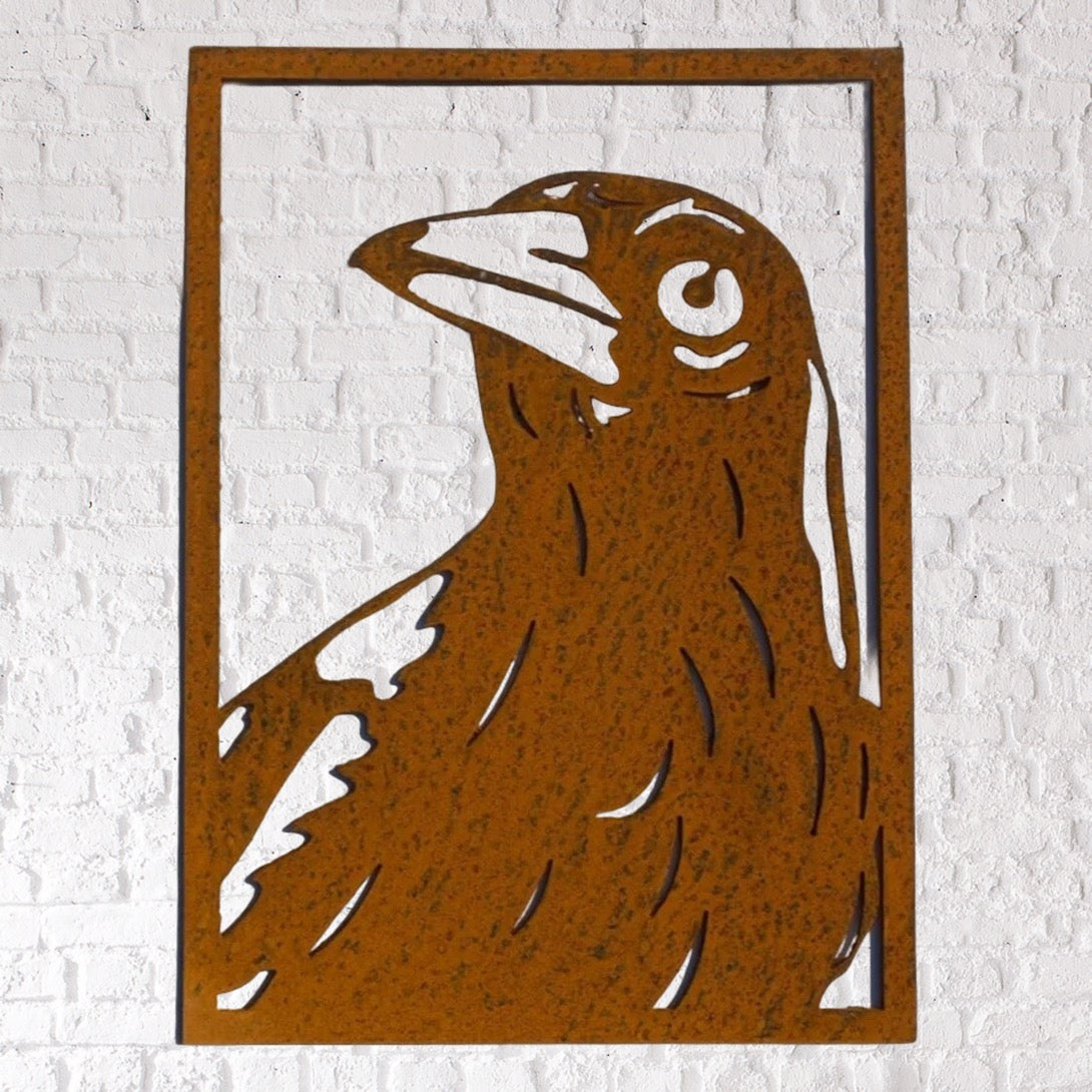 Metal Magpie Panel – Metal Garden Shop
