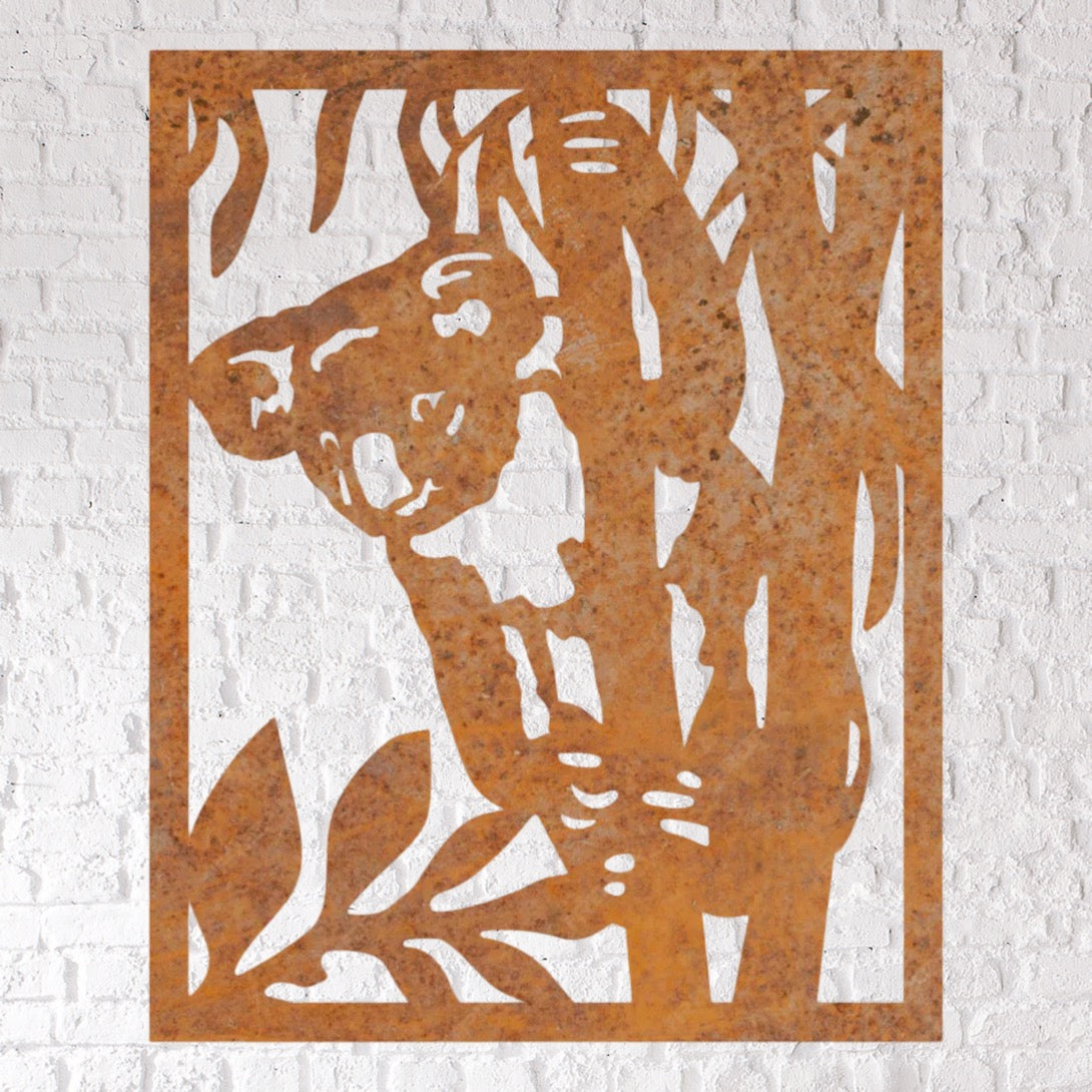 Metal Koala Panel – Metal Garden Shop