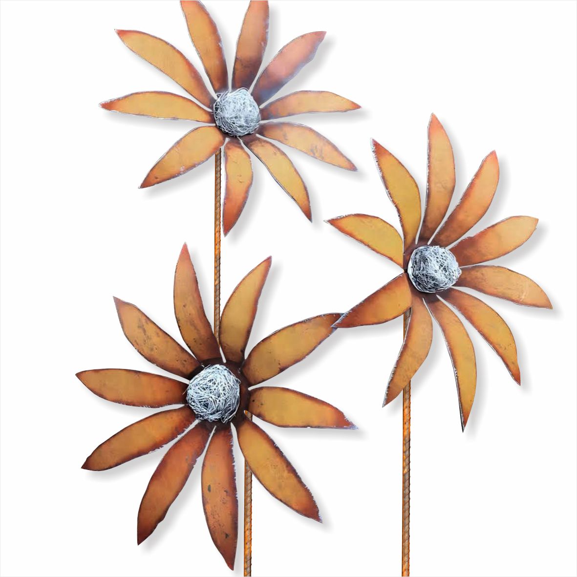 Metal Flannel Flower – Metal Garden Shop