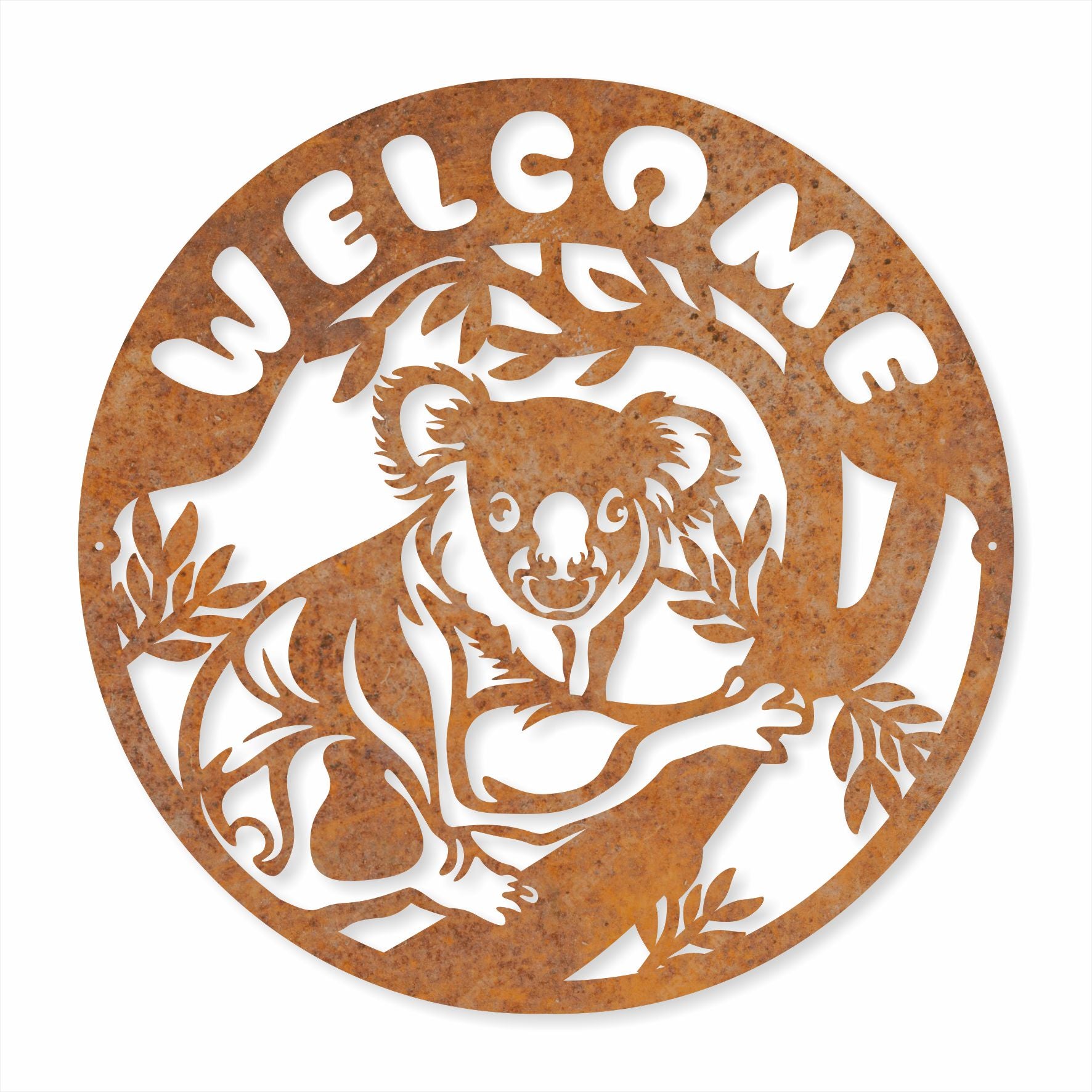Koala Welcome Sign – Metal Garden Shop