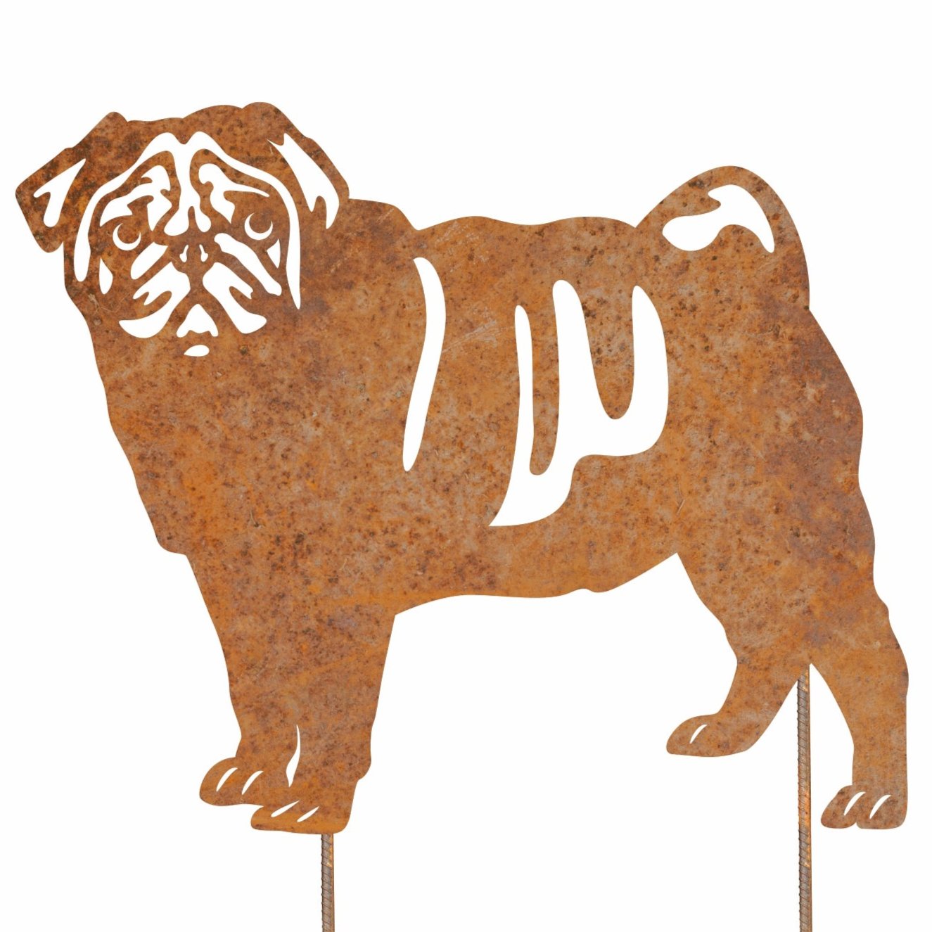 Metal Pug – Metal Garden Shop