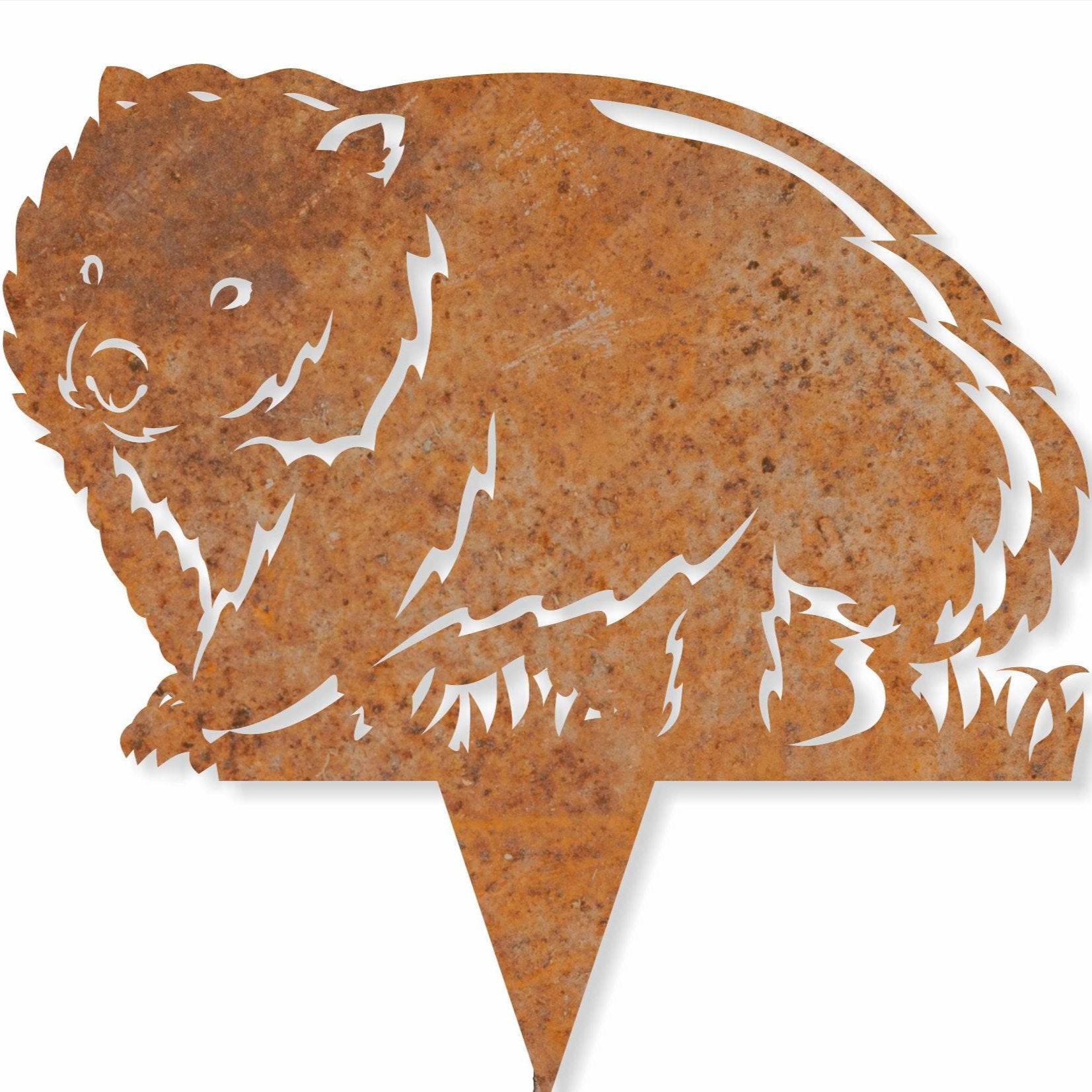 Metal Wombat-2 – Metal Garden Shop